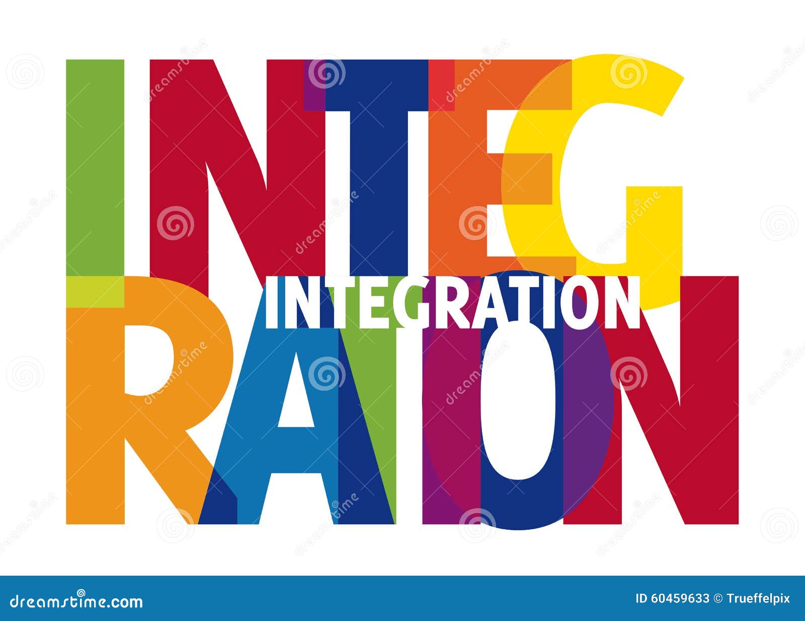 Integration word_gb stock illustration. Illustration of concept - 60459633