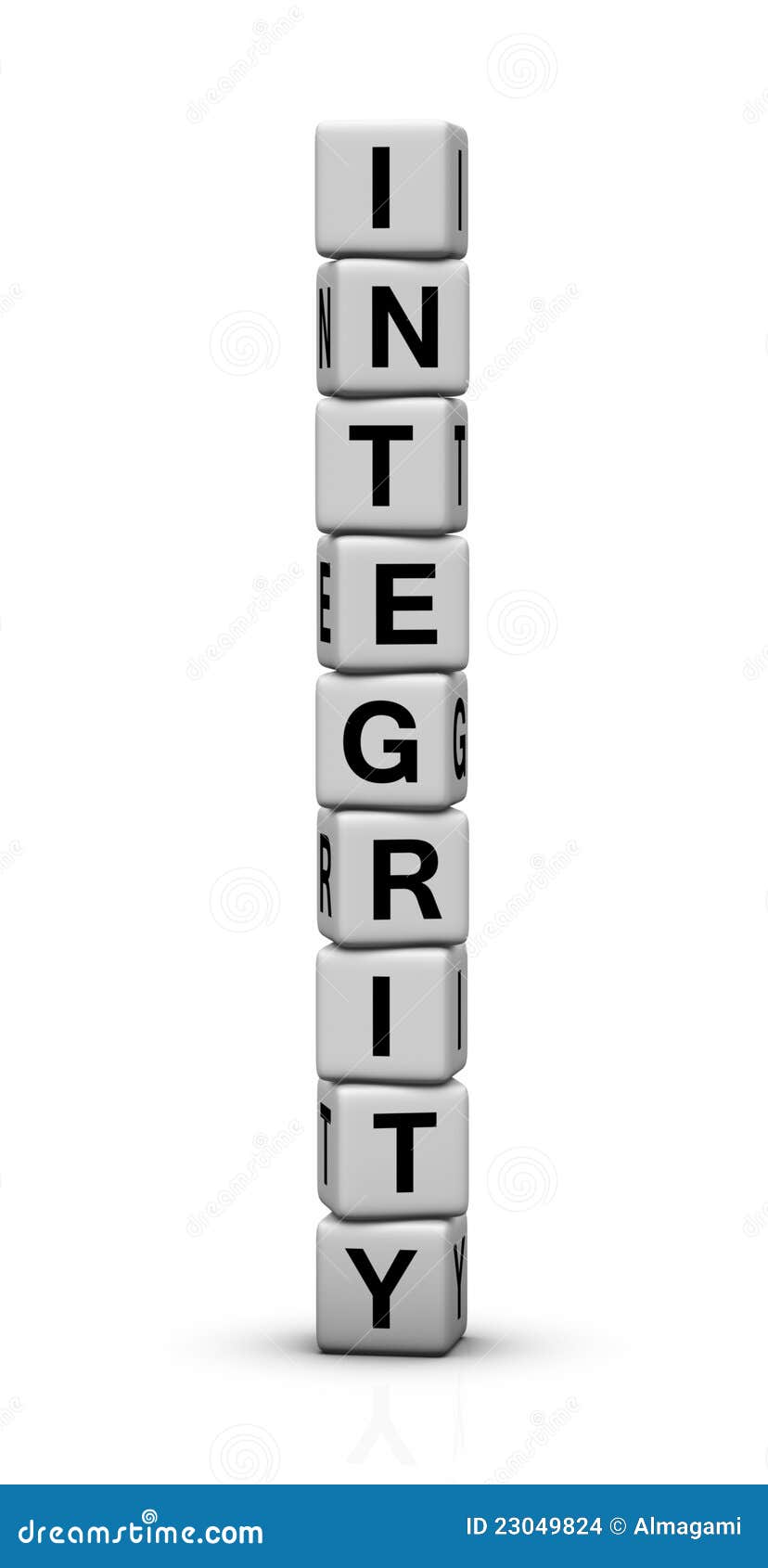 Integridade ilustração stock. Ilustração de honra, branco - 23049824