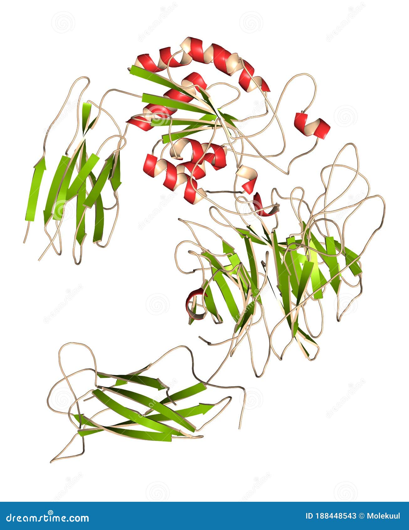 Integrin Alpha-4 Beta 7 (a4b7, Headpiece). Cell Surface Protein Complex ...