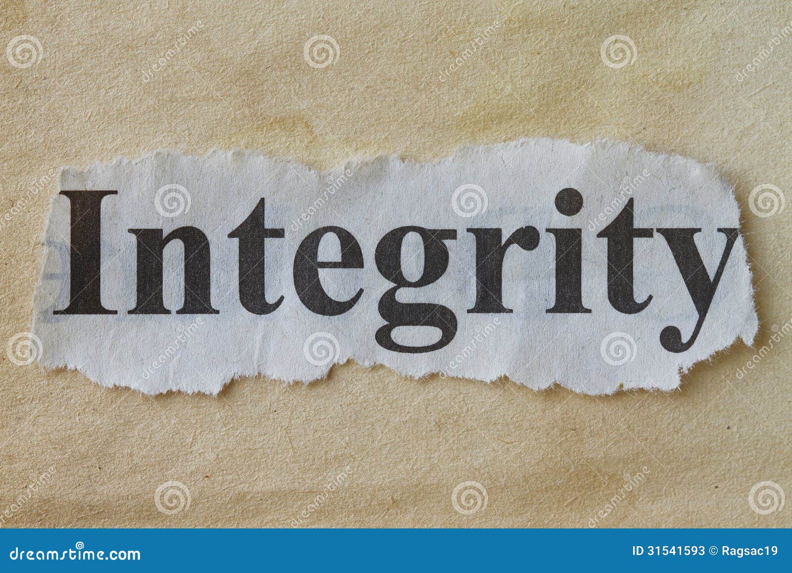 Integriteit stock afbeelding. Image of vezel, druk, woord - 31541593