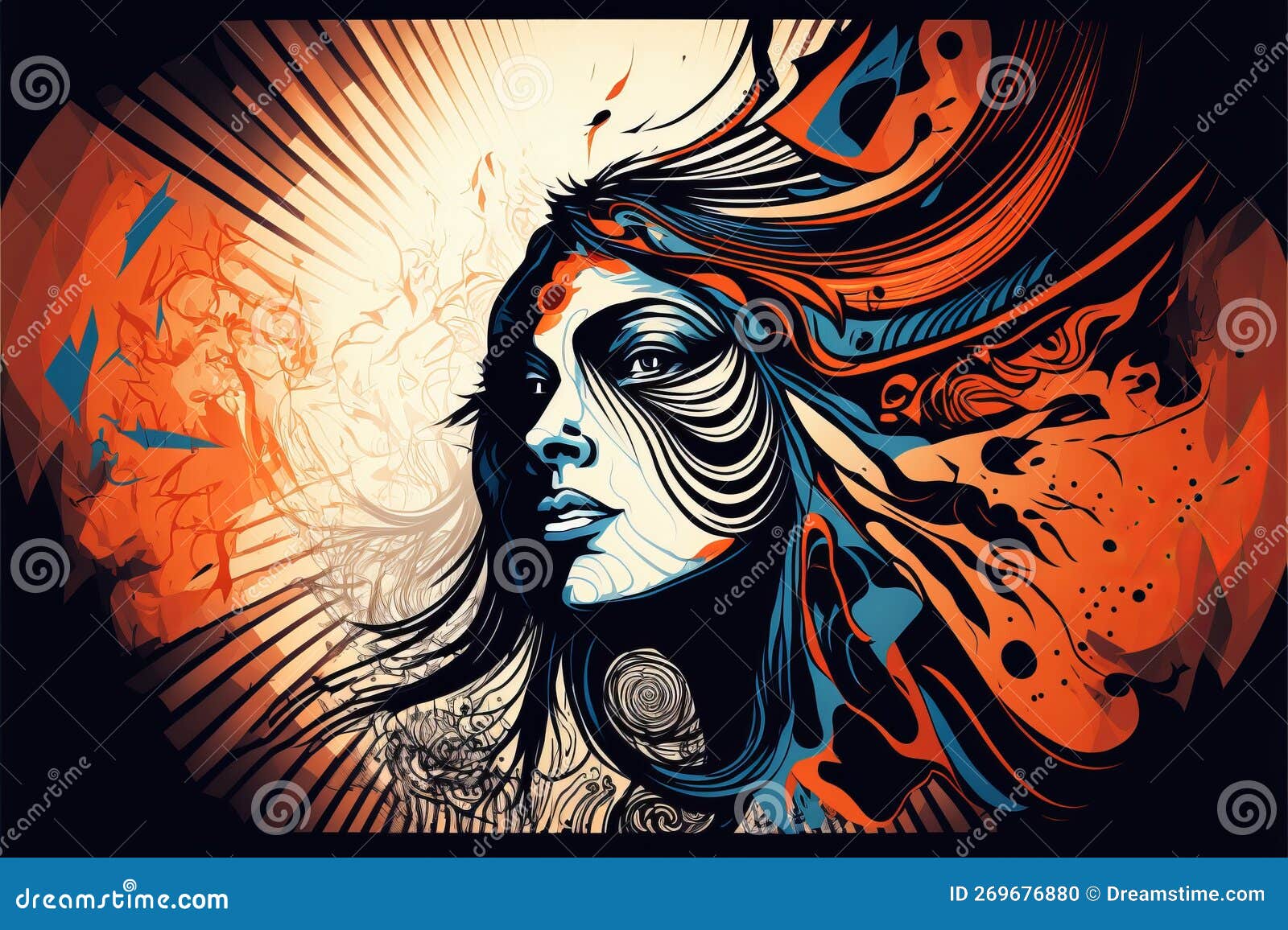 Integrity Abstract Art (generative AI) Stock Illustration ...