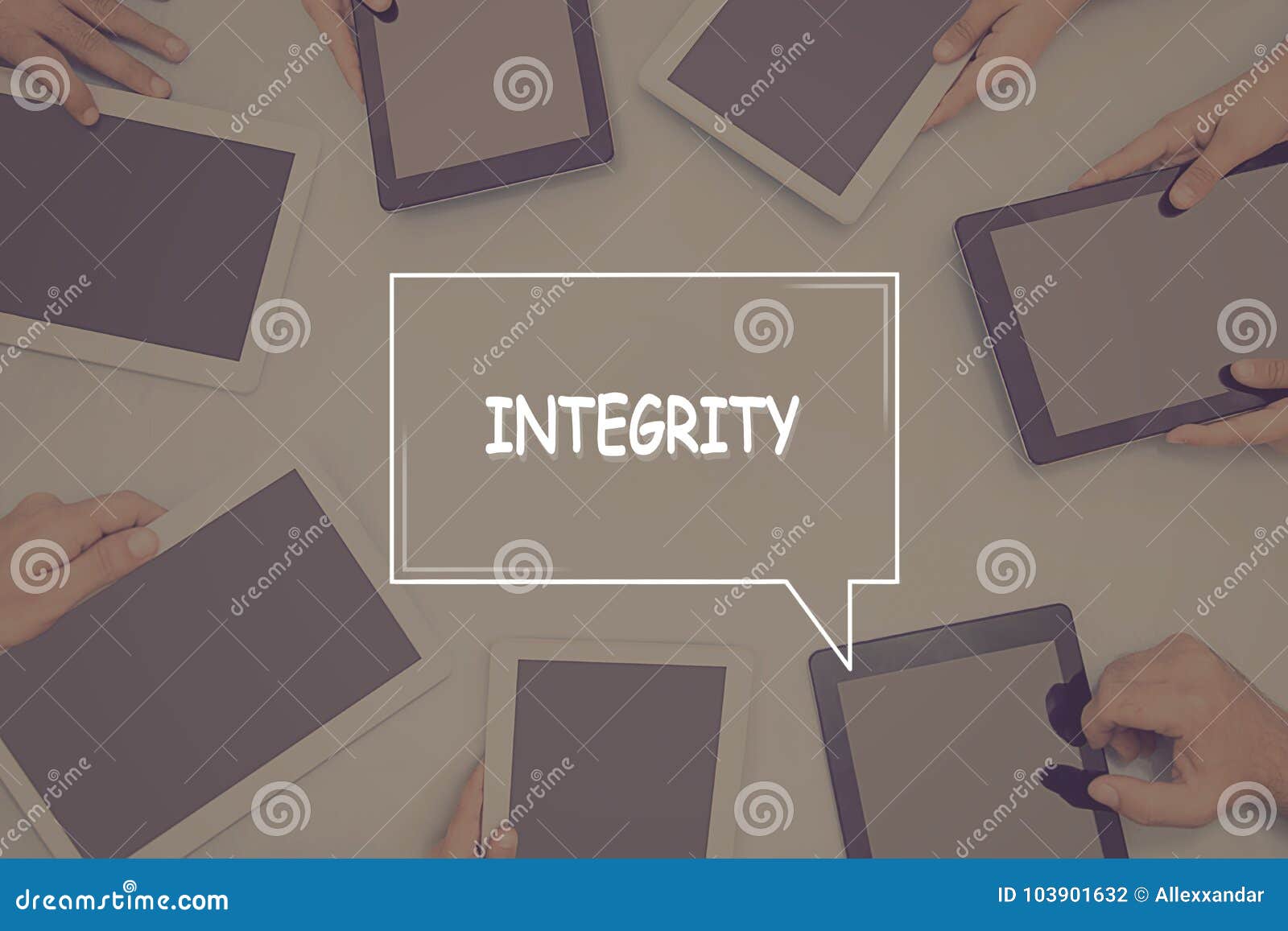 INTEGRITY CONCEPT Business Concept. Stock Photo - Image of ...