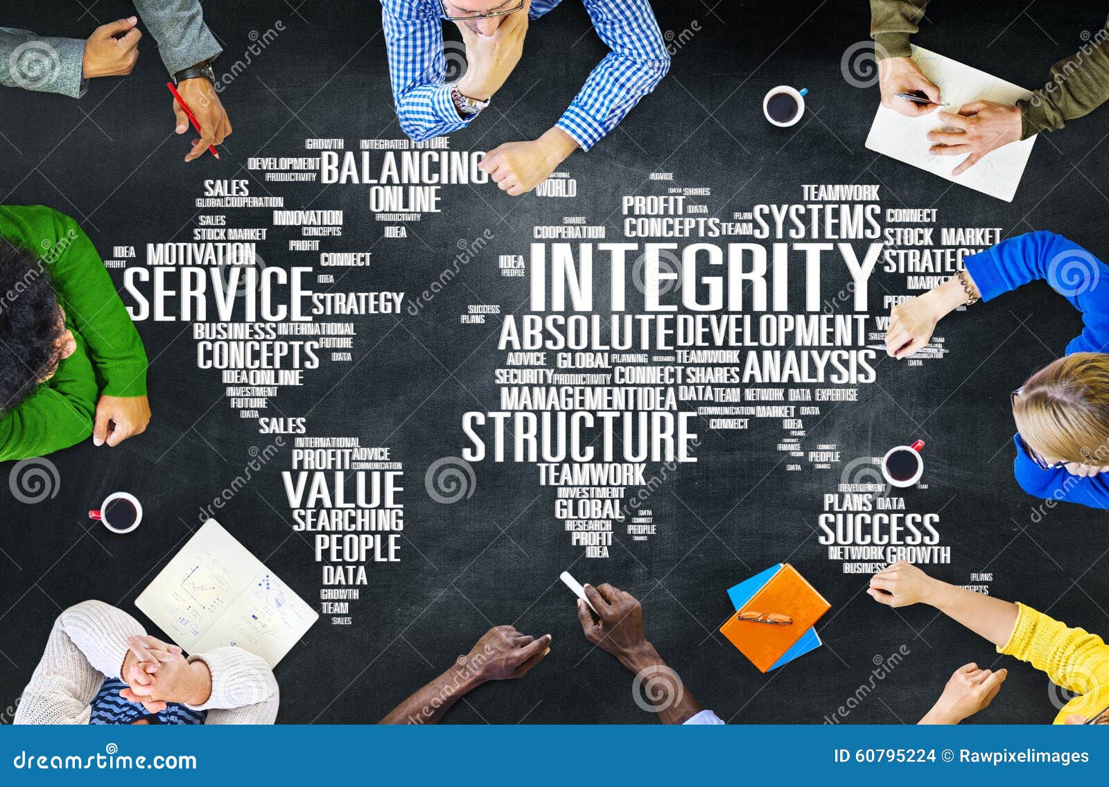 Integrity Honesty Sincerity Trust Reliability Concept Stock Photo ...