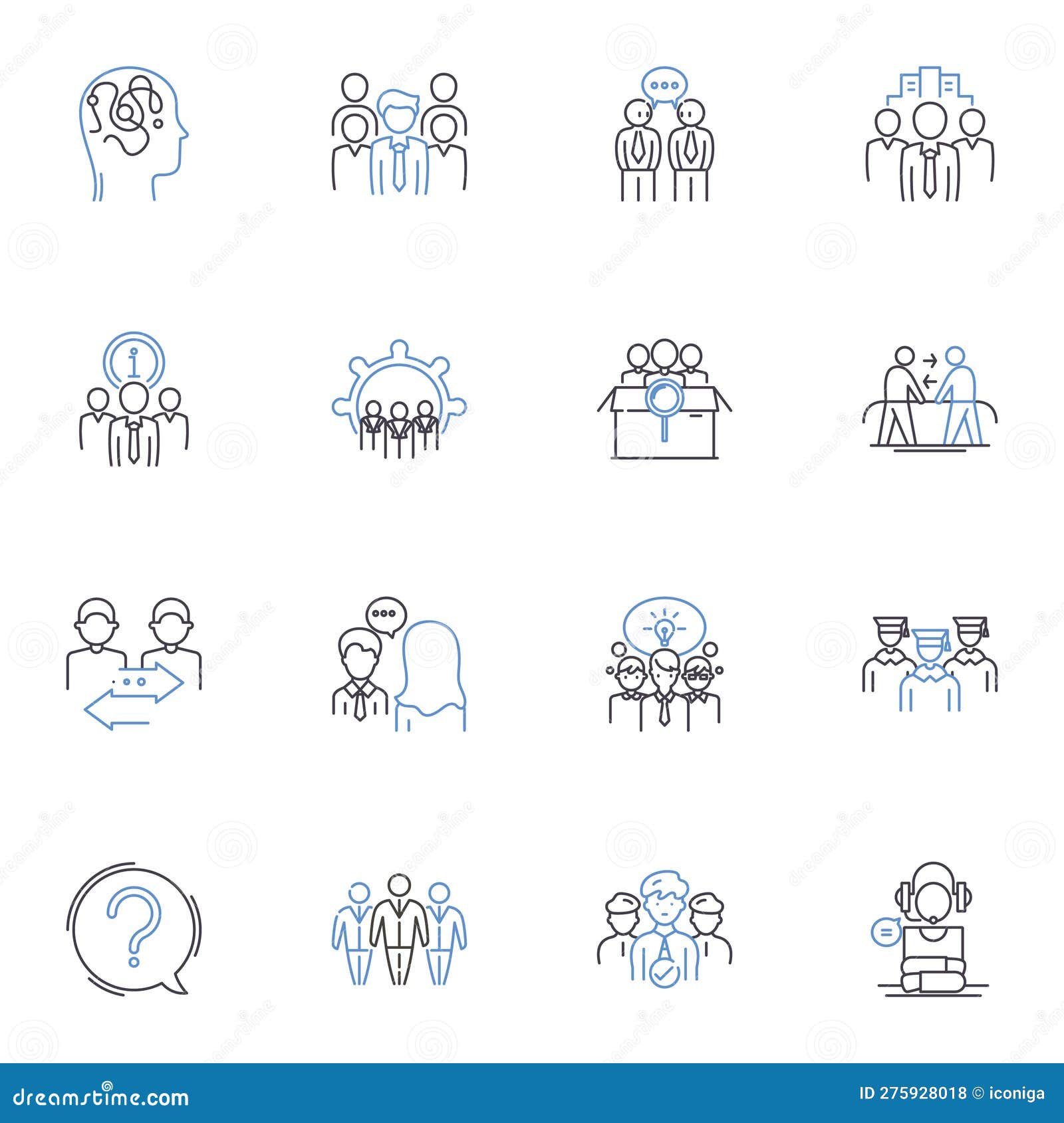 Integrity Hsty Line Icons Collection. Truthfulness, Sincerity ...