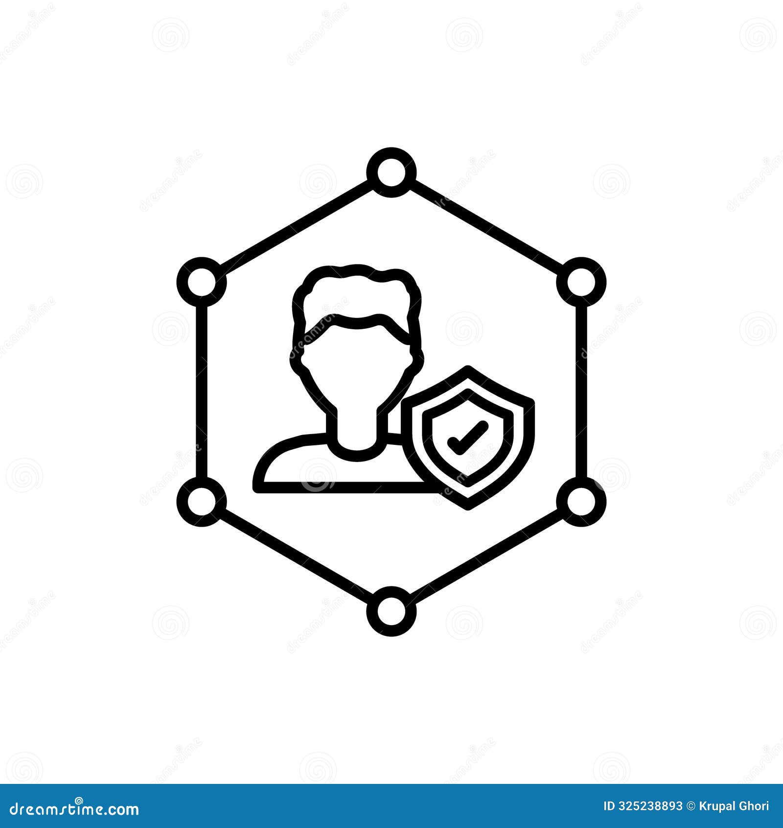 Integrity Icon Outline Flat Icon Stock Illustration - Illustration of ...