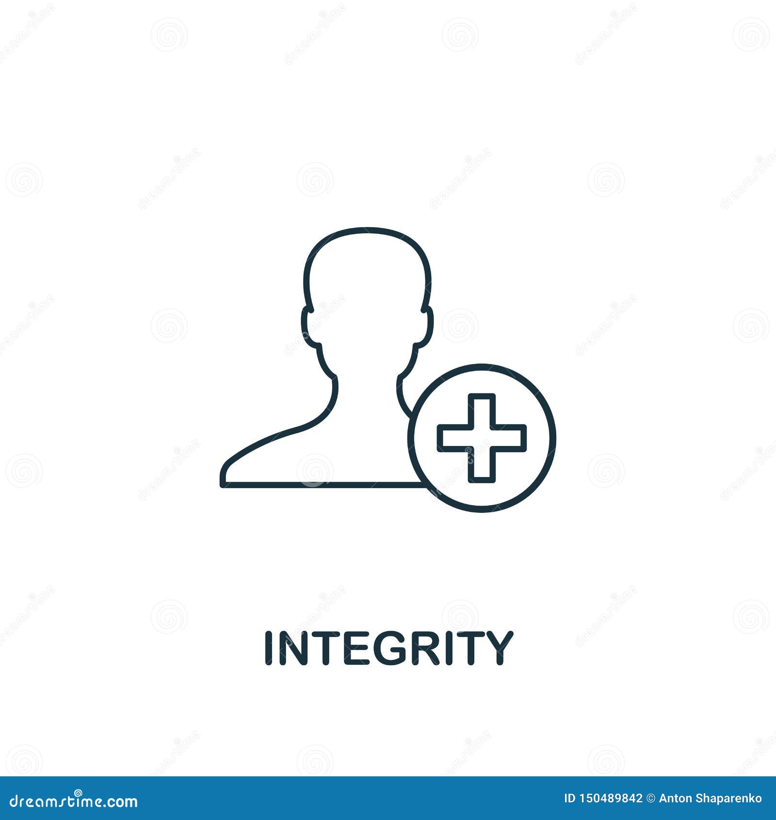 Integrity Icon. Thin Line Design Symbol from Business Ethics Icons ...