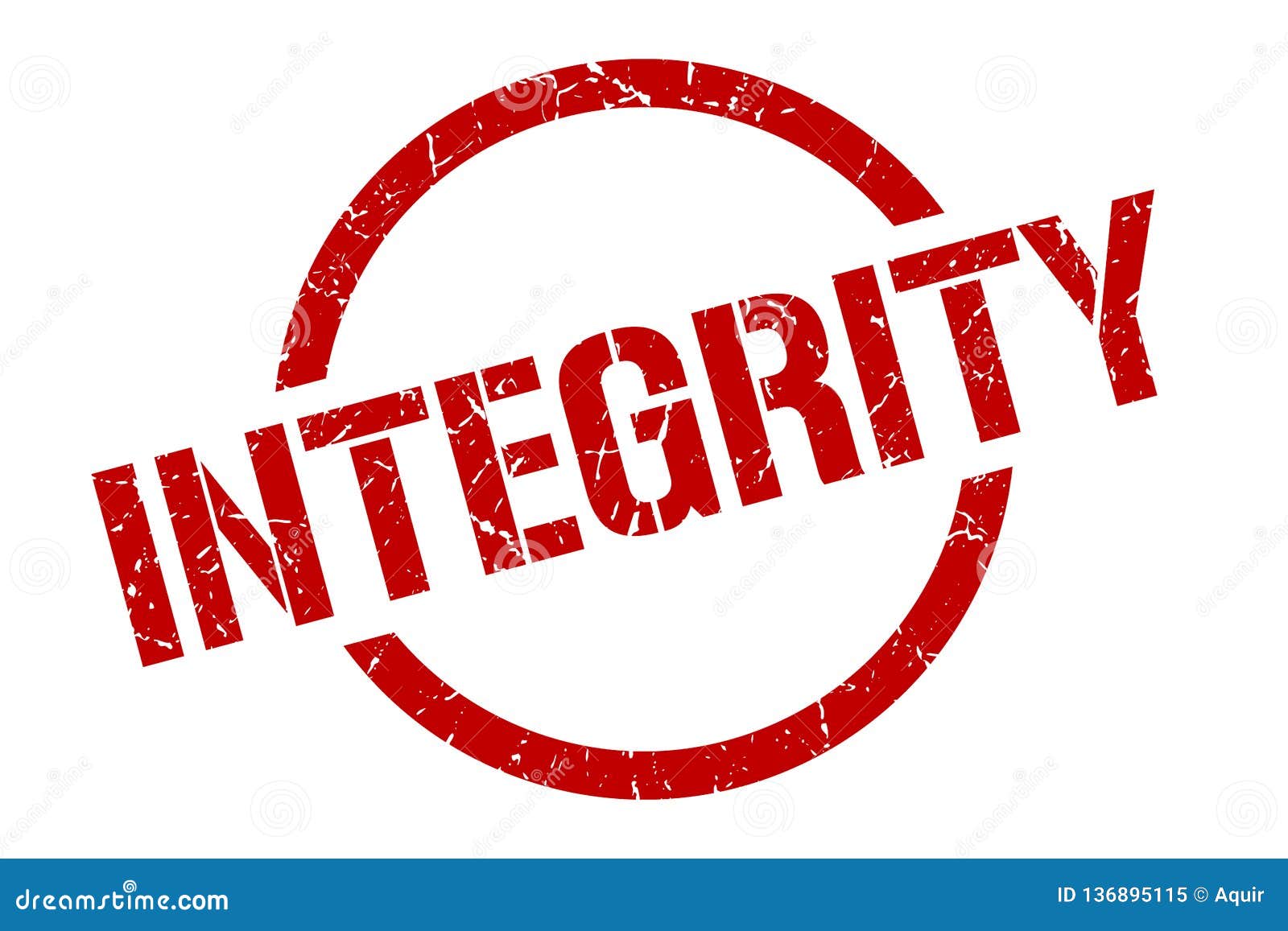 Integrity stamp stock vector. Illustration of seal, stencil - 136895115