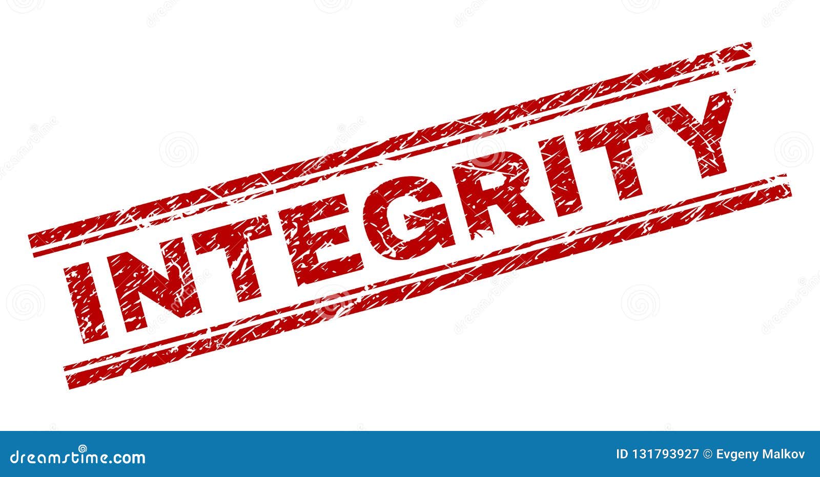 Grunge Textured INTEGRITY Stamp Seal Stock Vector - Illustration of ...