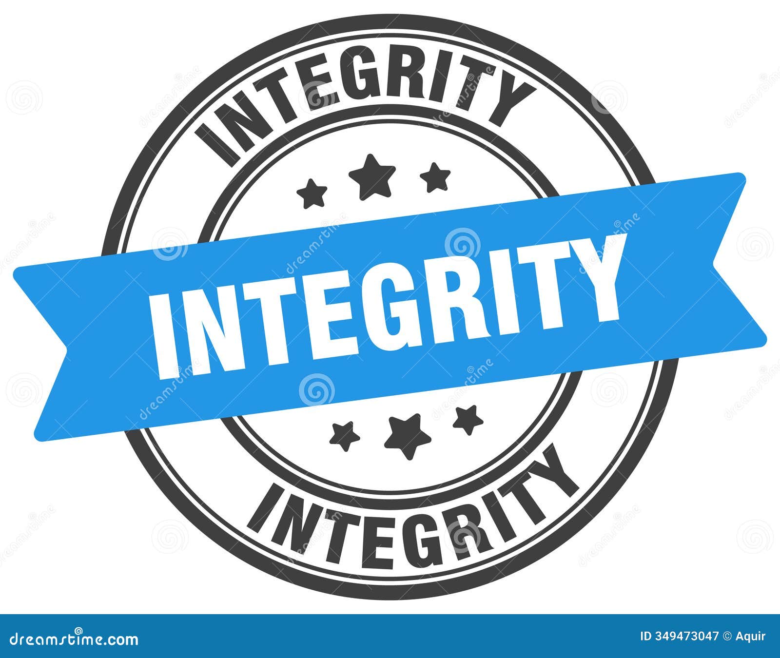 Integrity Stamp. Integrity Label on Transparent Background. Round Sign ...