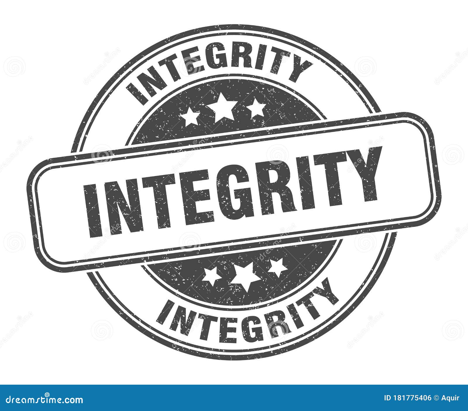 Integrity Stamp. Integrity Round Grunge Sign Stock Vector ...