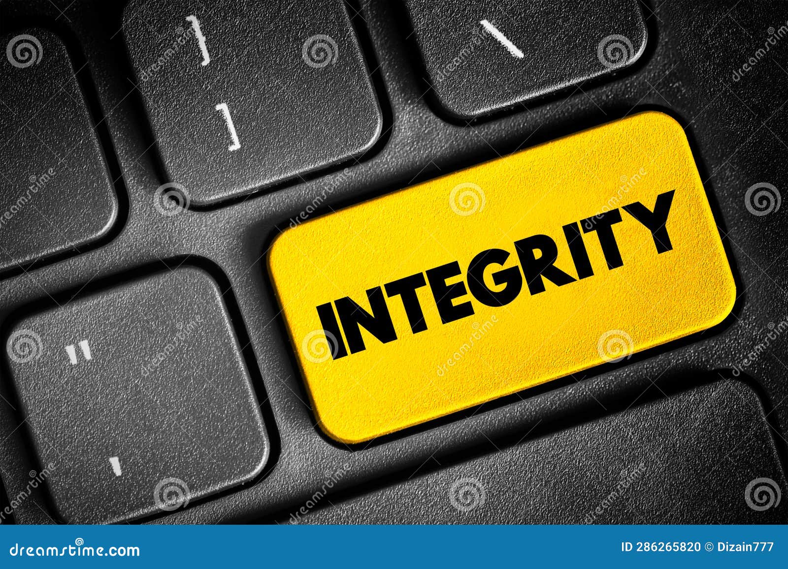 Integrity Text Button on Keyboard, Concept Background Stock Photo ...