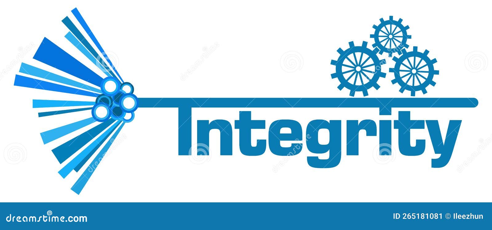 Integrity Gears Blue Graphical Element Stock Illustration ...