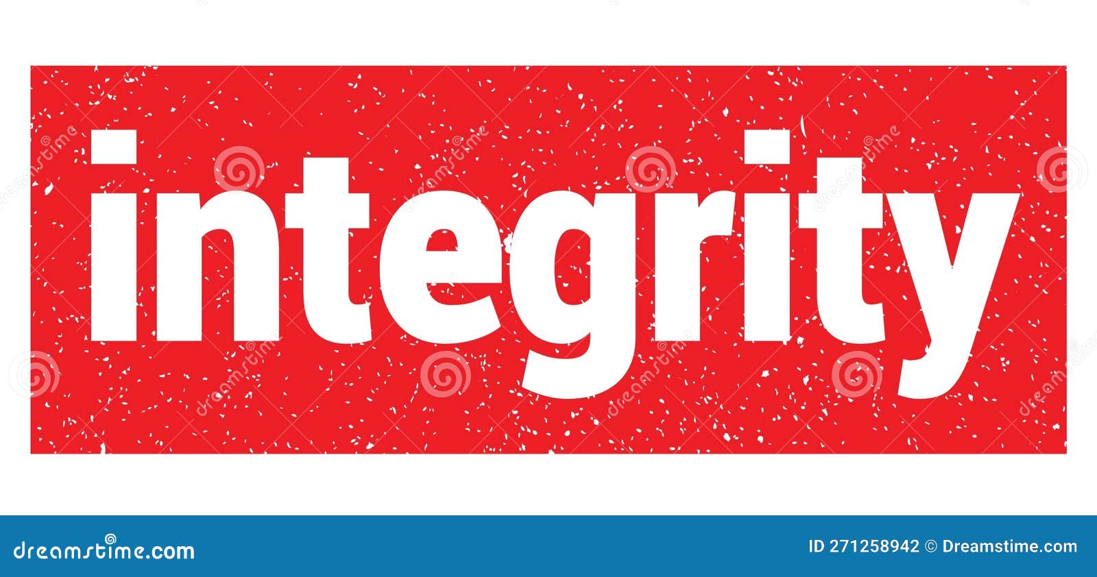 Integrity Text Written on Red Stamp Sign Stock Illustration ...