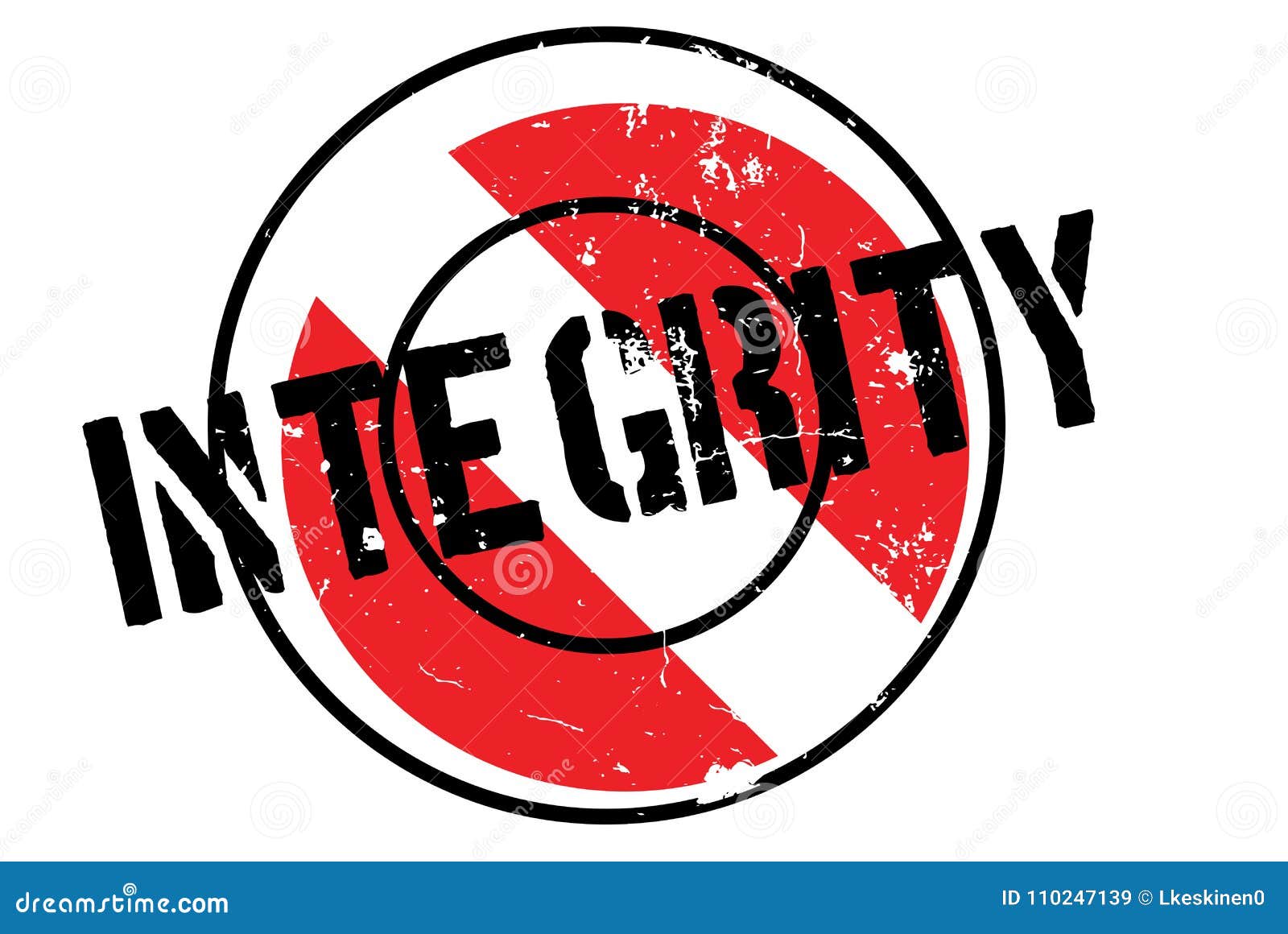 Integrity Typographic Stamp Stock Vector - Illustration of corrupt ...