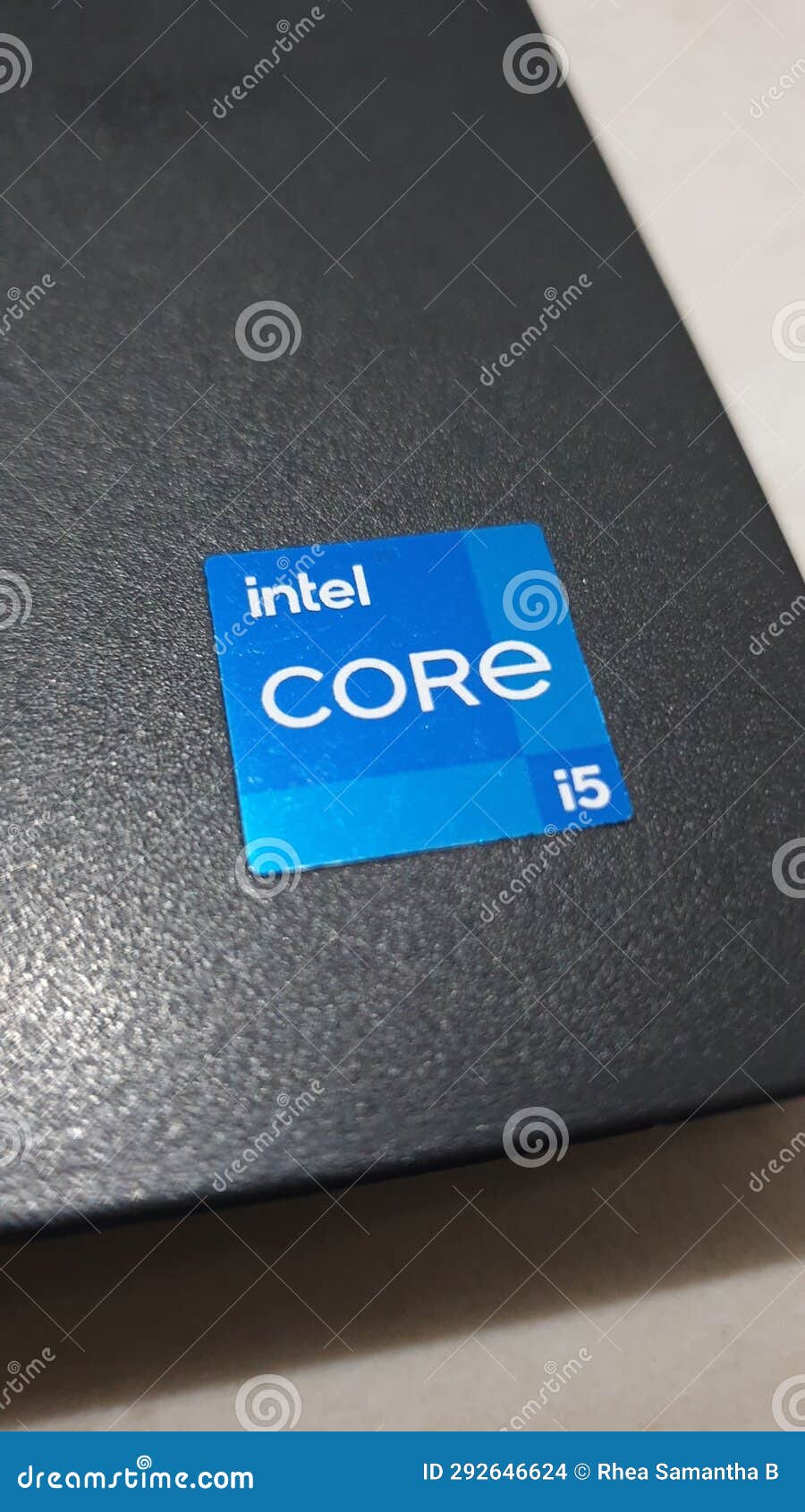 Intel Core i5 sticker logo stock photo. Image of computer - 292646624