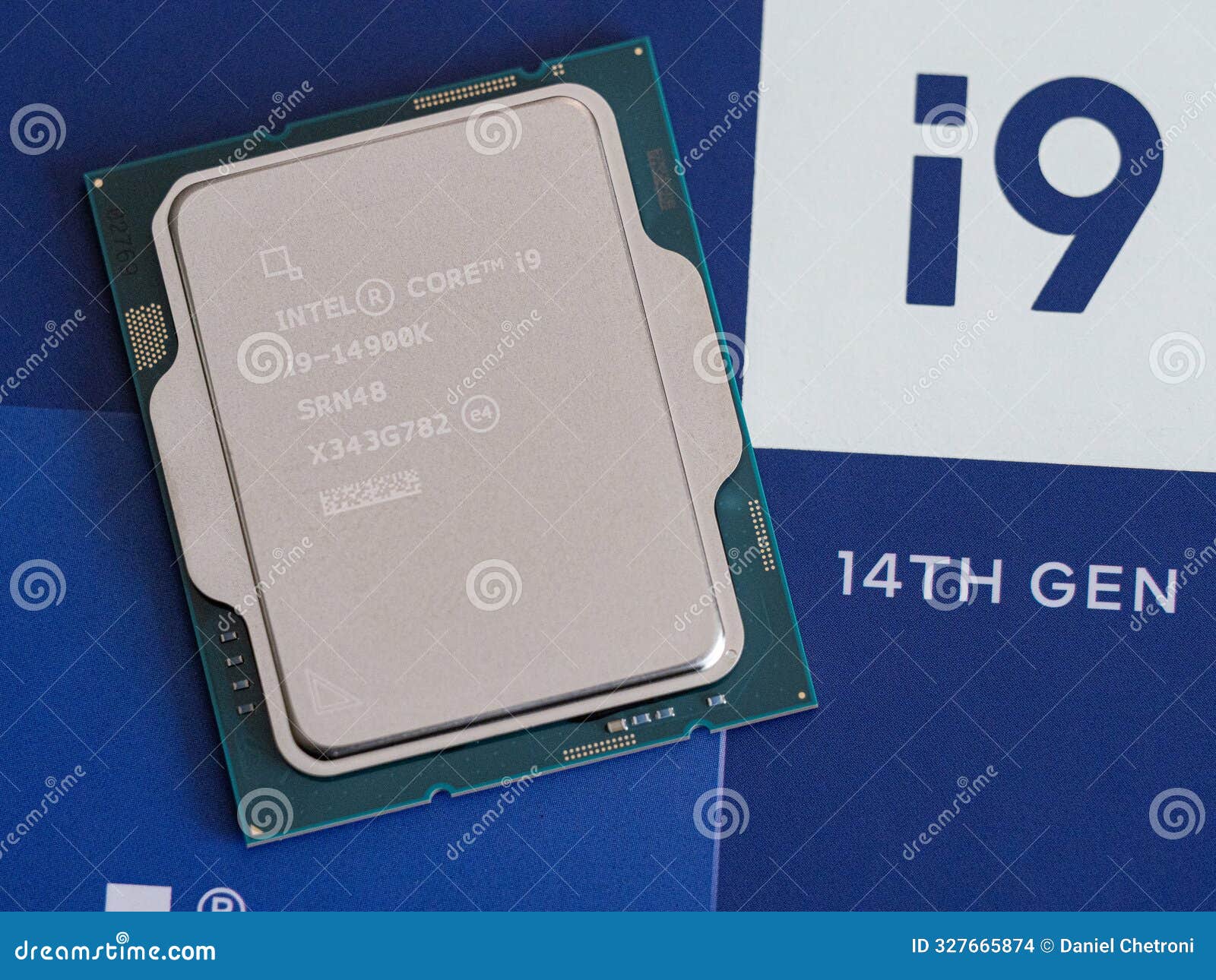 Intel Logo on an Intel Core 14th Gen I9-14900K Processor Case Editorial ... Intel Logo on an Intel Core 14th Gen I9-14900K Processor Case Editorial ...