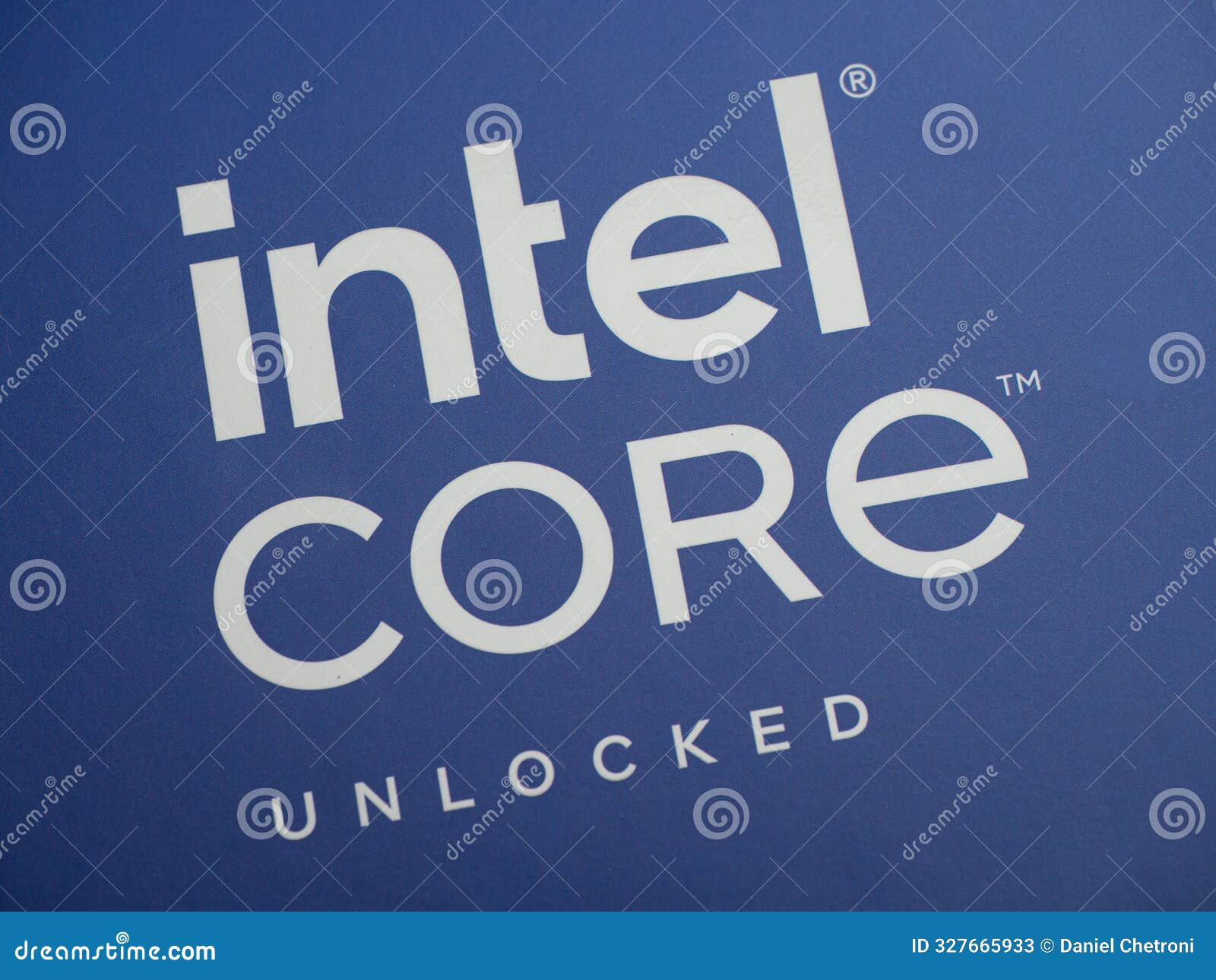 Intel Logo on an Intel Core 14th Gen I9-14900K Processor Case Editorial ...