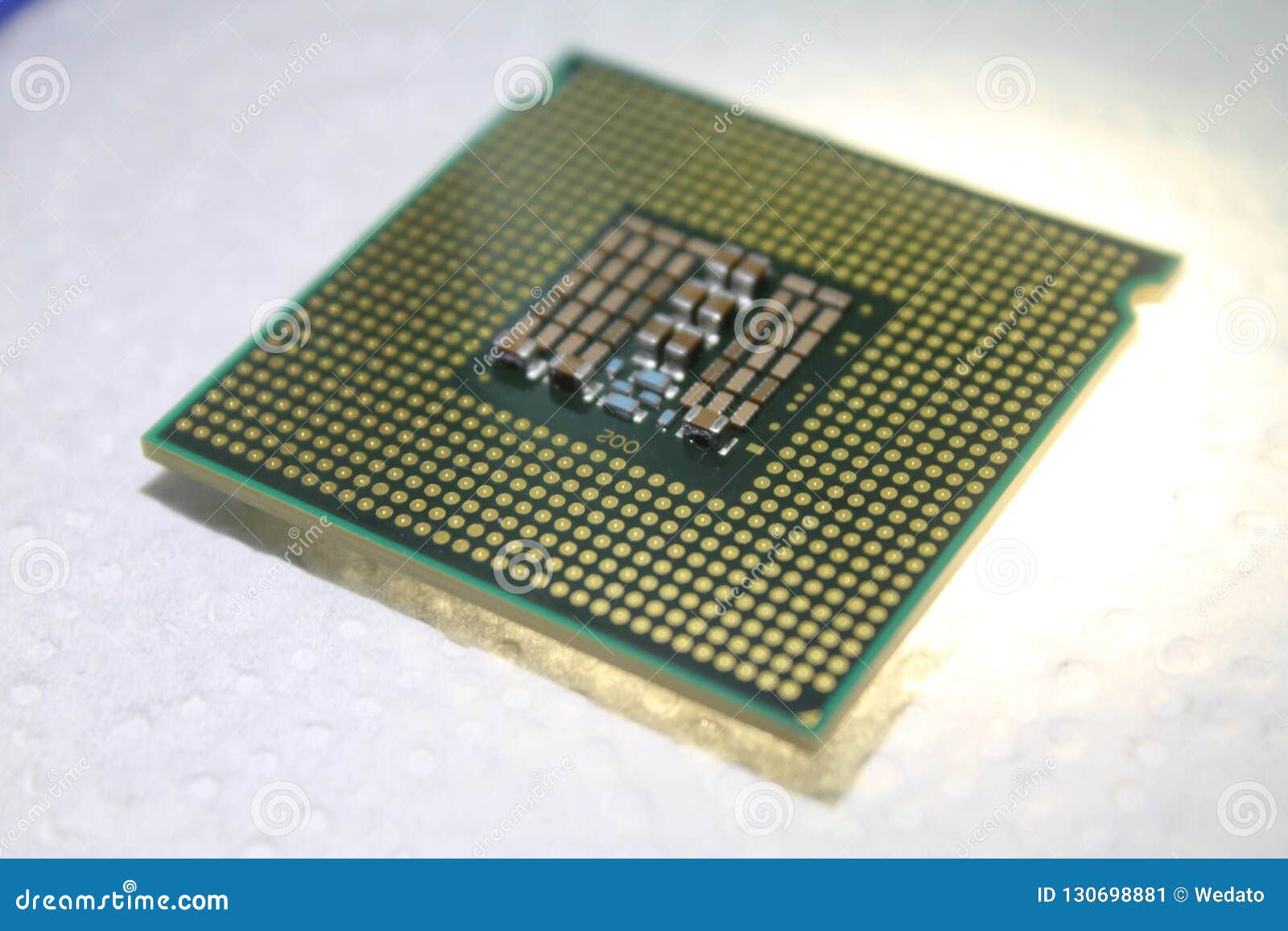 Intel Processor Cpu Close-up for Computer Stock Image - Image of laptop ...