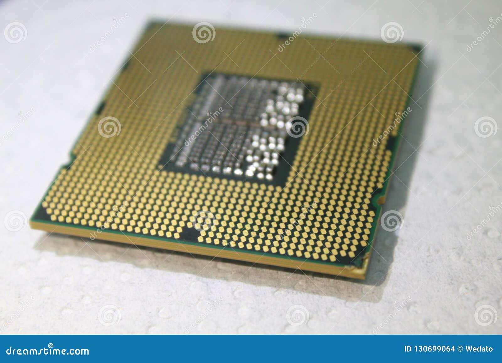 Intel Processor Cpu Close-up for Computer Stock Photo - Image of macro ...