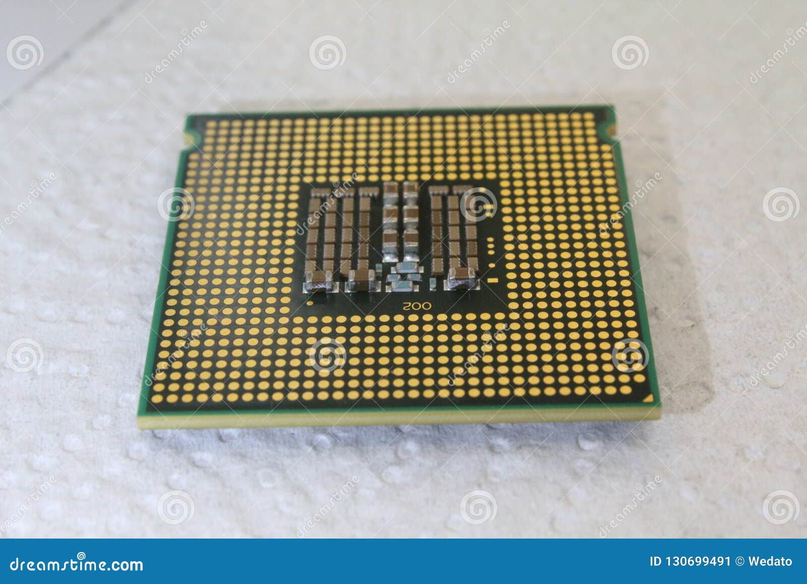 Intel Processor Cpu Close-up for Computer Stock Image - Image of ...