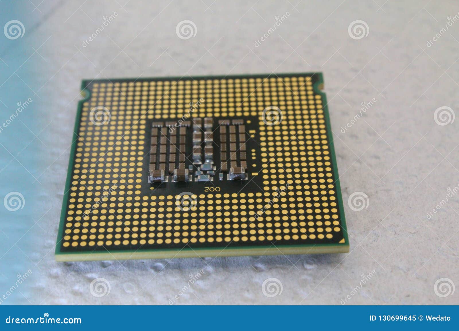 Intel Processor Cpu Close-up for Computer Stock Image - Image of ...