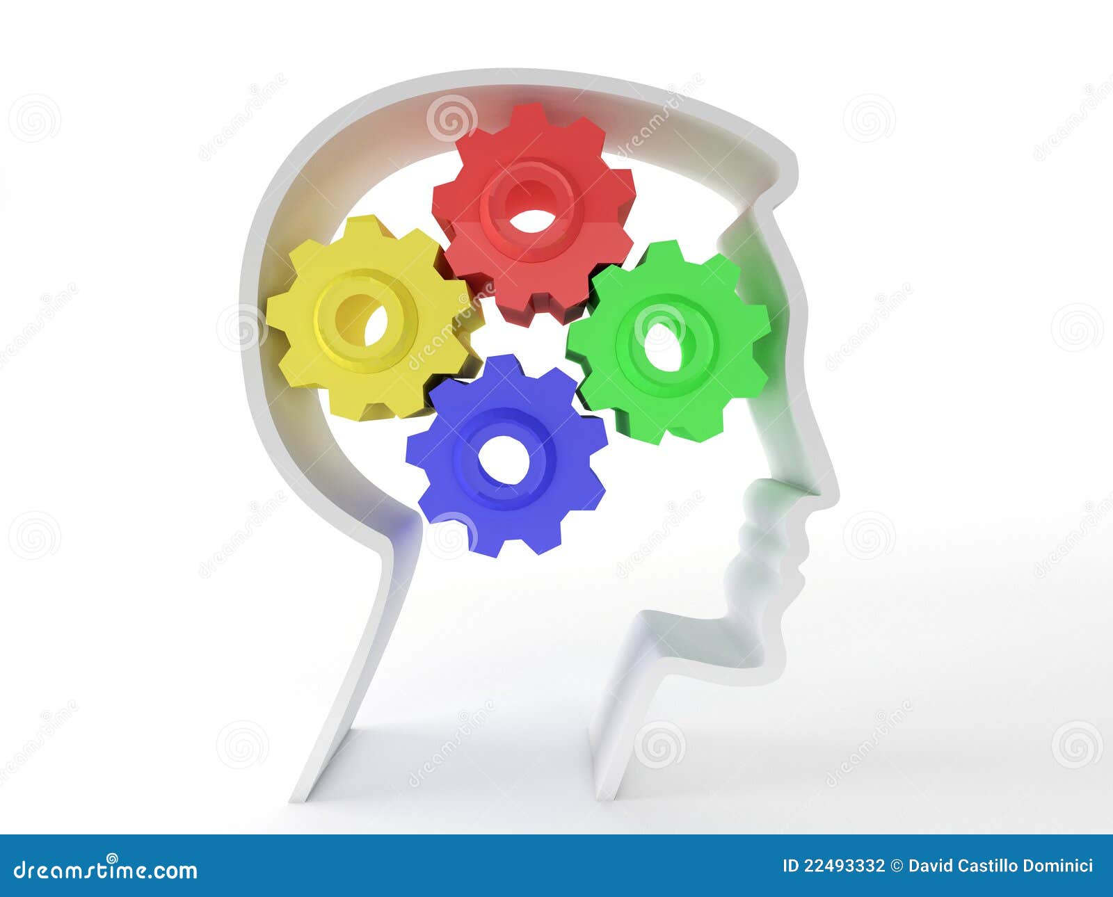 Inteligencia humana stock de ilustración. Ilustración de estrategia ...