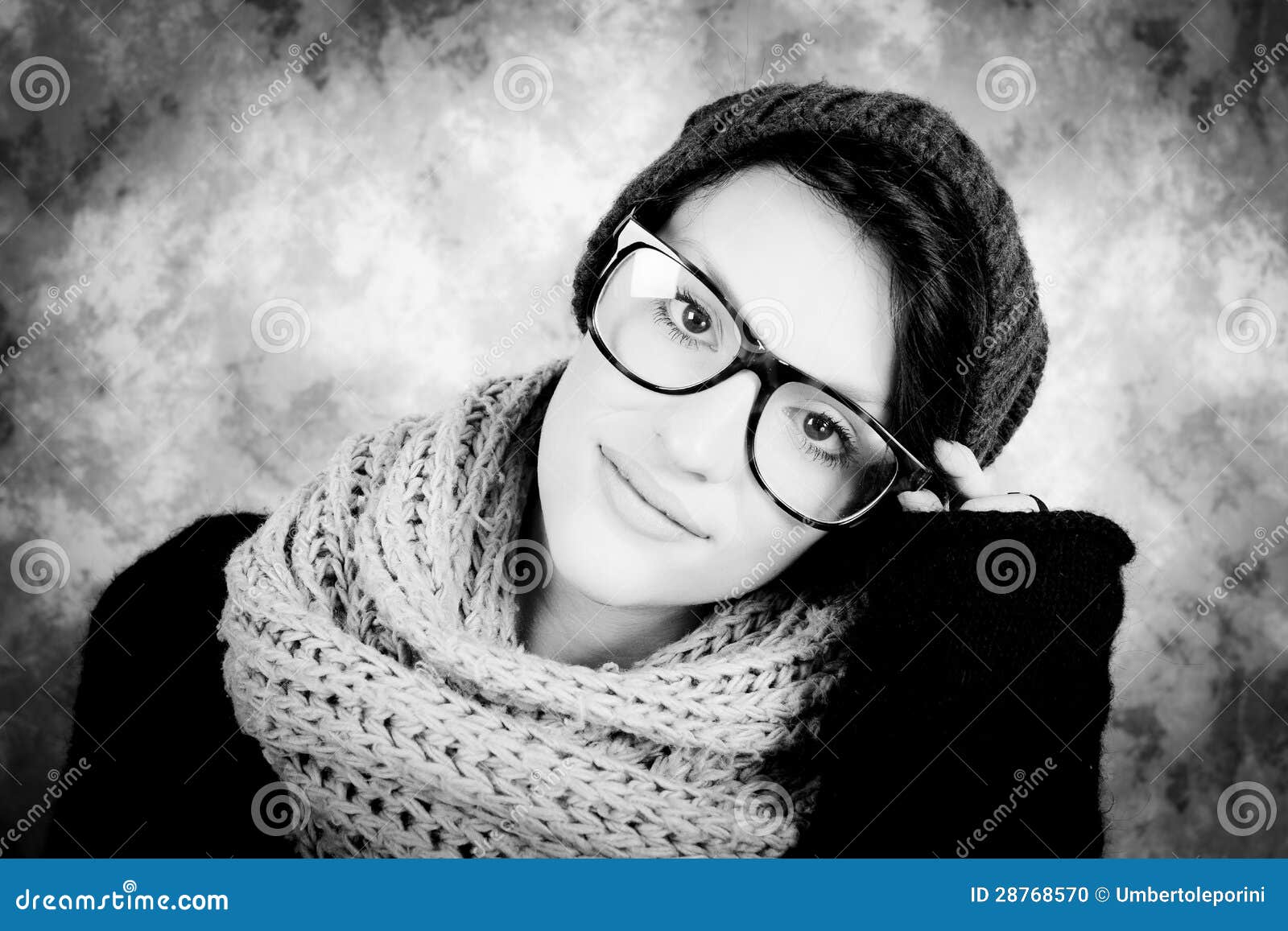 The intellectual stock photo. Image of girl, beautiful - 28768570