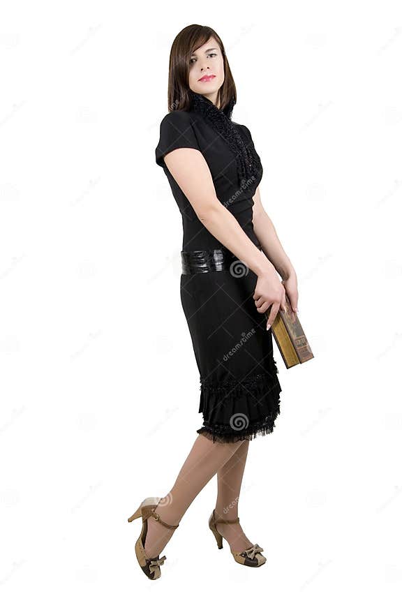 Intellectual beauty stock image. Image of style, book - 12470695