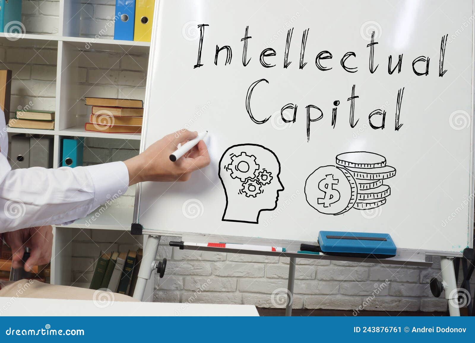 Intellectual Capital is Shown on the Photo Using the Text Stock Image ...