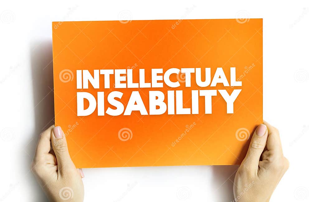 Intellectual Disability - Generalized Neurodevelopmental Disorder, Text ...