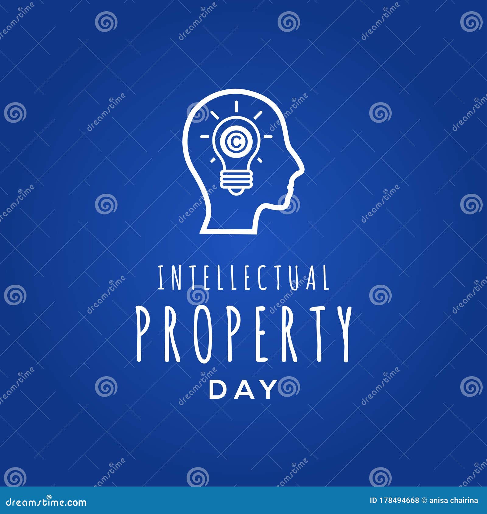 Intellectual Property Day Vector Design for Banner and Background Stock ...
