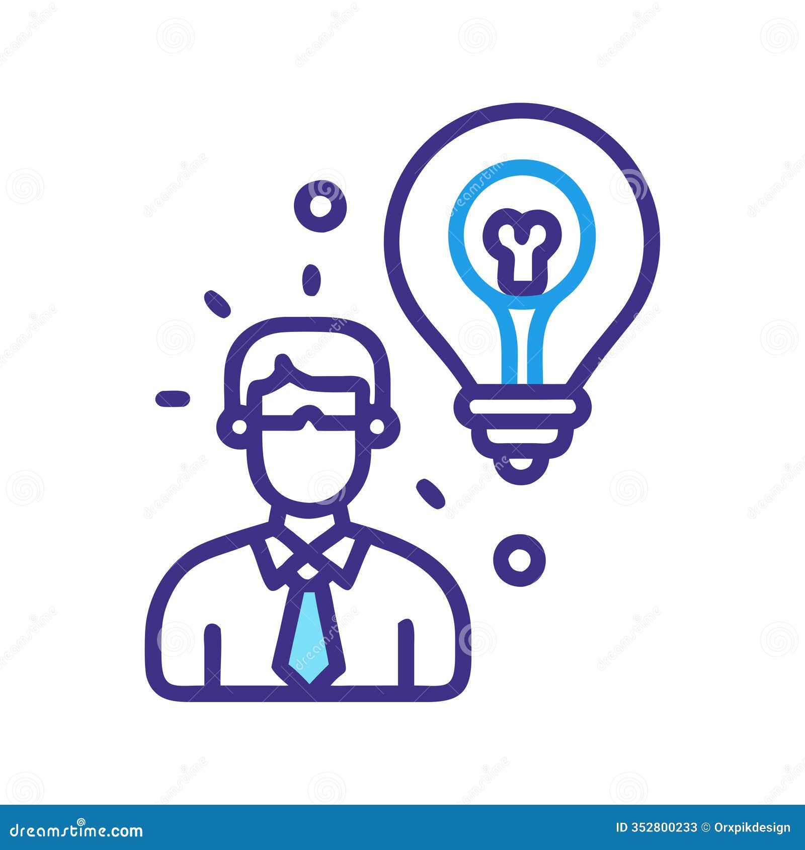 Intellectual Property Icon for Protection Stock Vector - Illustration ...