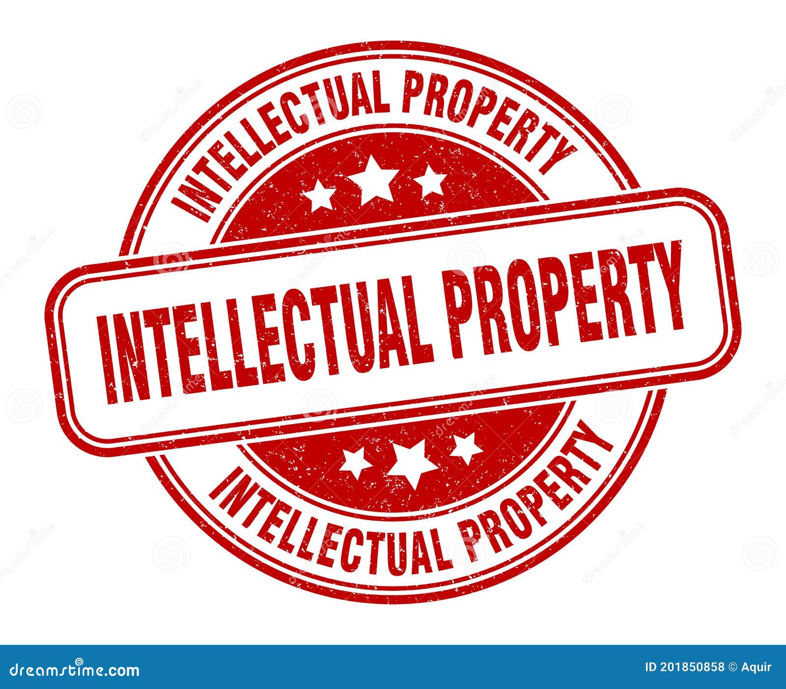 Intellectual Property Stamp. Intellectual Property Label. Round Grunge ...