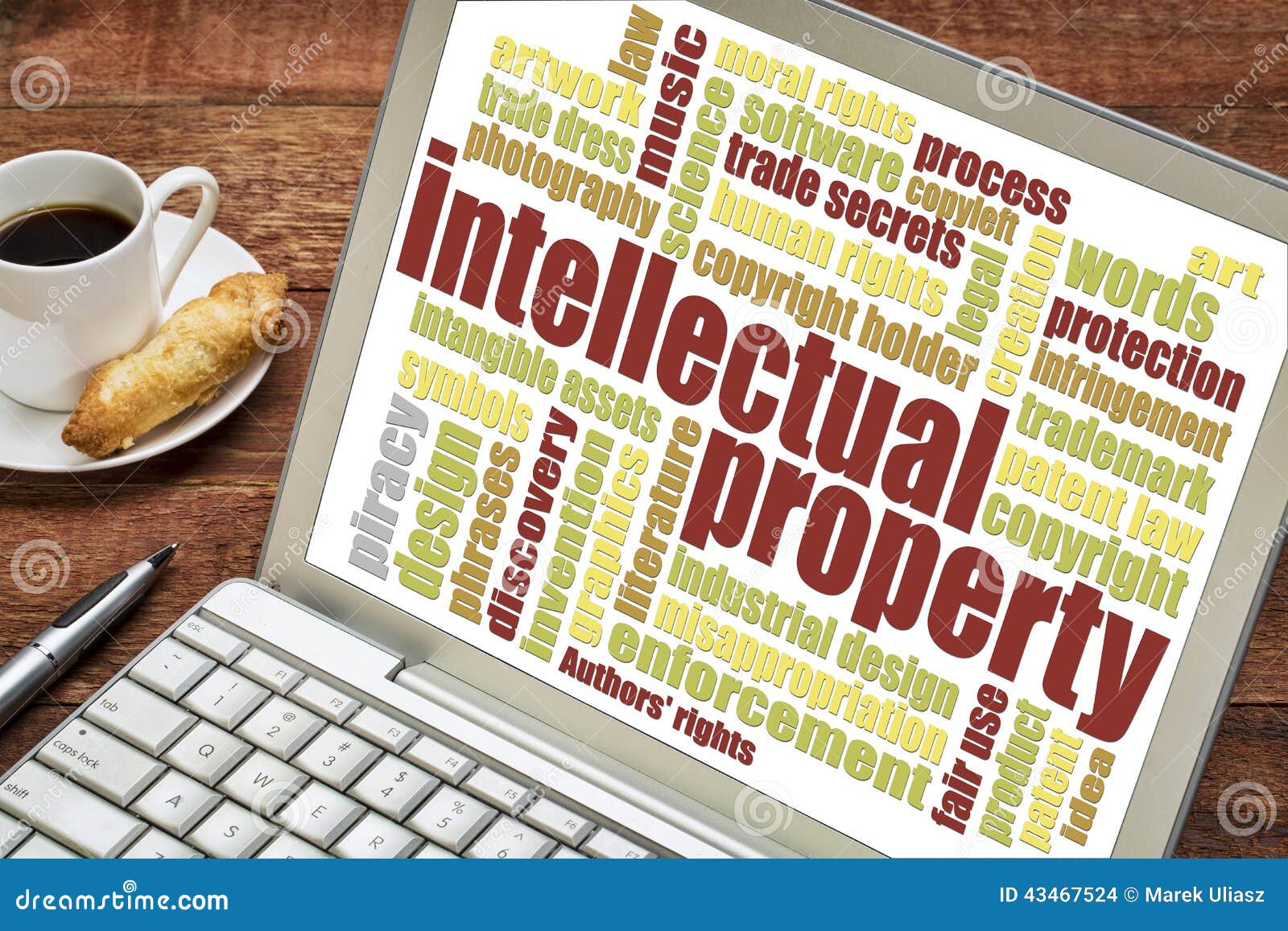 Intellectual Property Word Cloud Stock Photo - Image of graphics ...