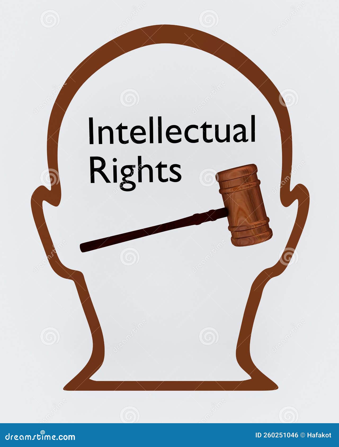 Intellectual Rights Concept Stock Illustration - Illustration of ...