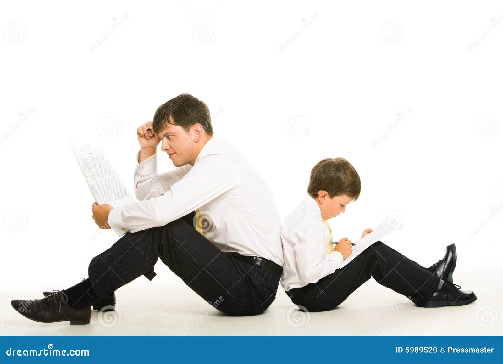 Intellectual work stock photo. Image of lifestyle, father - 5989520