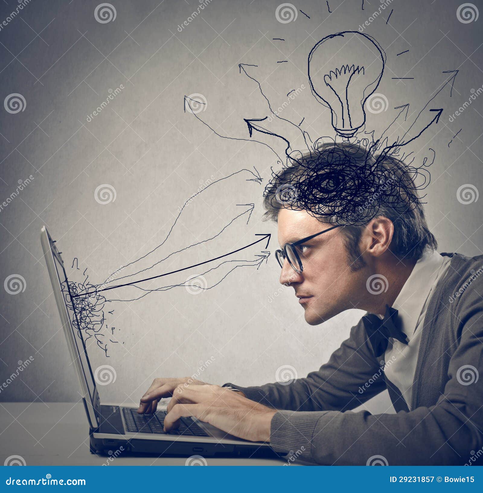 Intelligence stock image. Image of businessman, notebook - 29231857