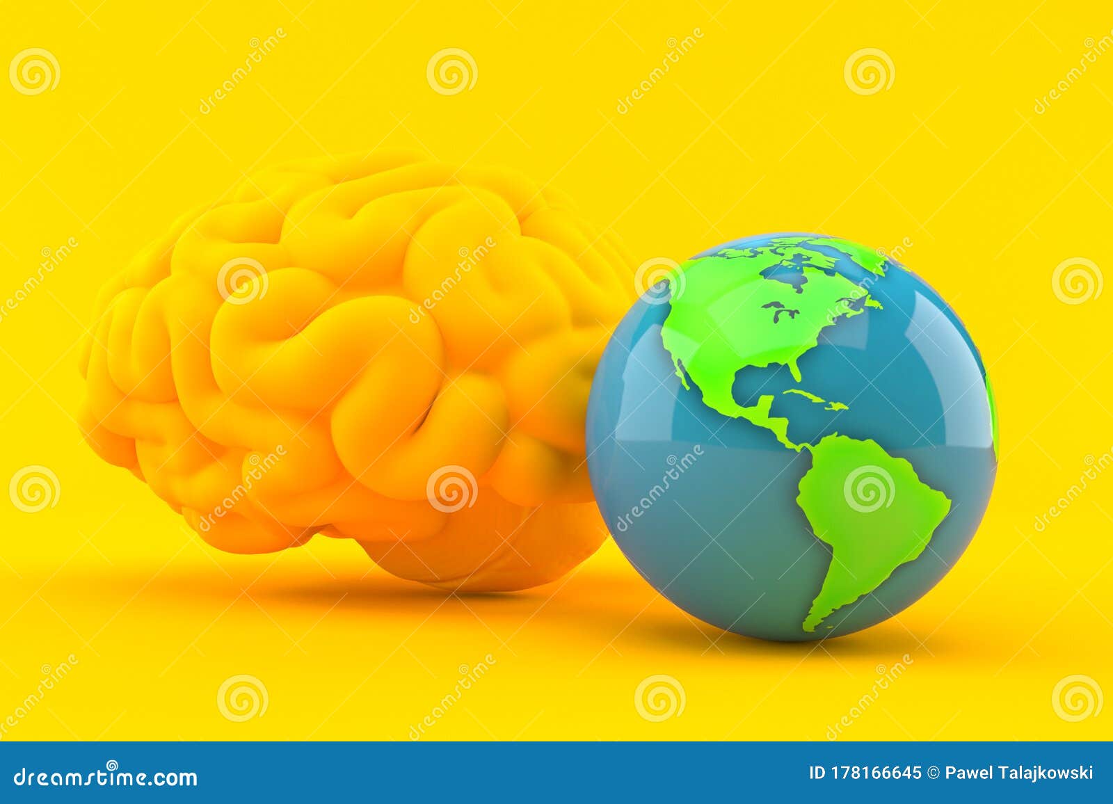 Intelligence Background with World Globe Stock Illustration ...