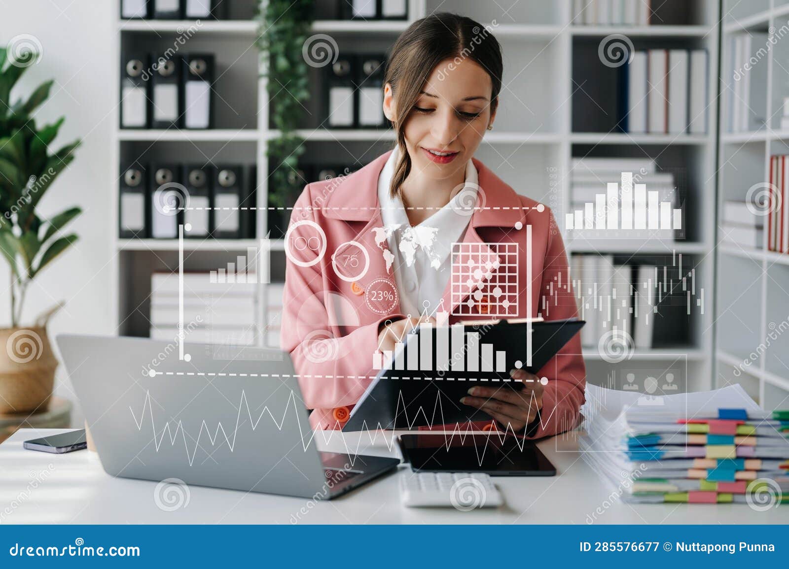 Intelligence And Business Analytics With Key Performance Indicators ...