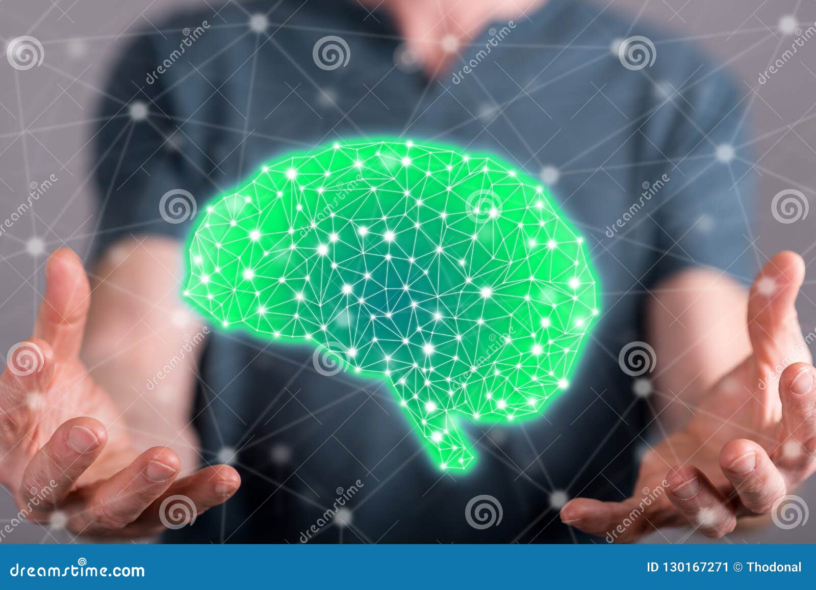 Concept of intelligence stock image. Image of human - 130167271