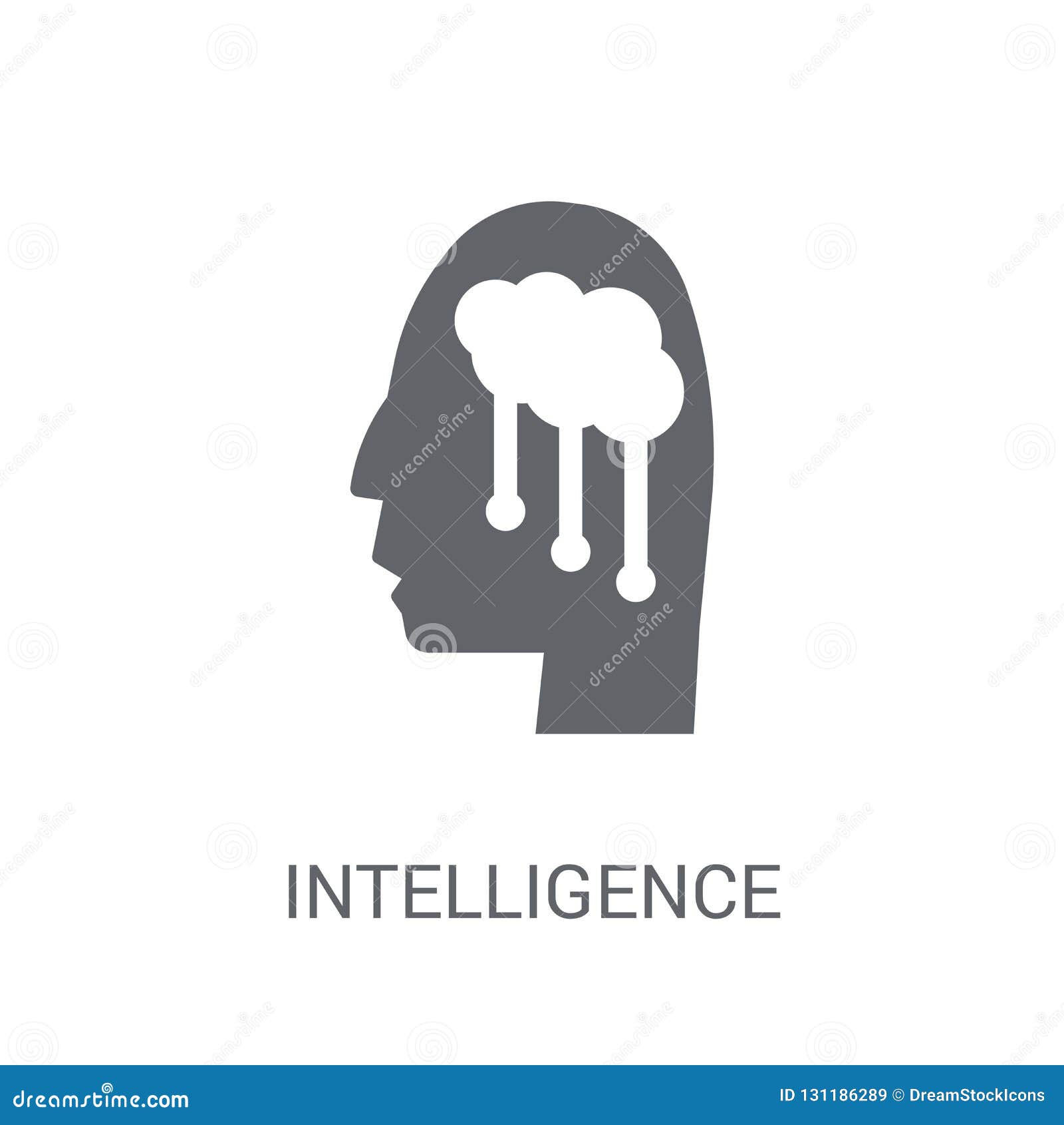 Intelligence Icon. Trendy Intelligence Logo Concept on White Background ...