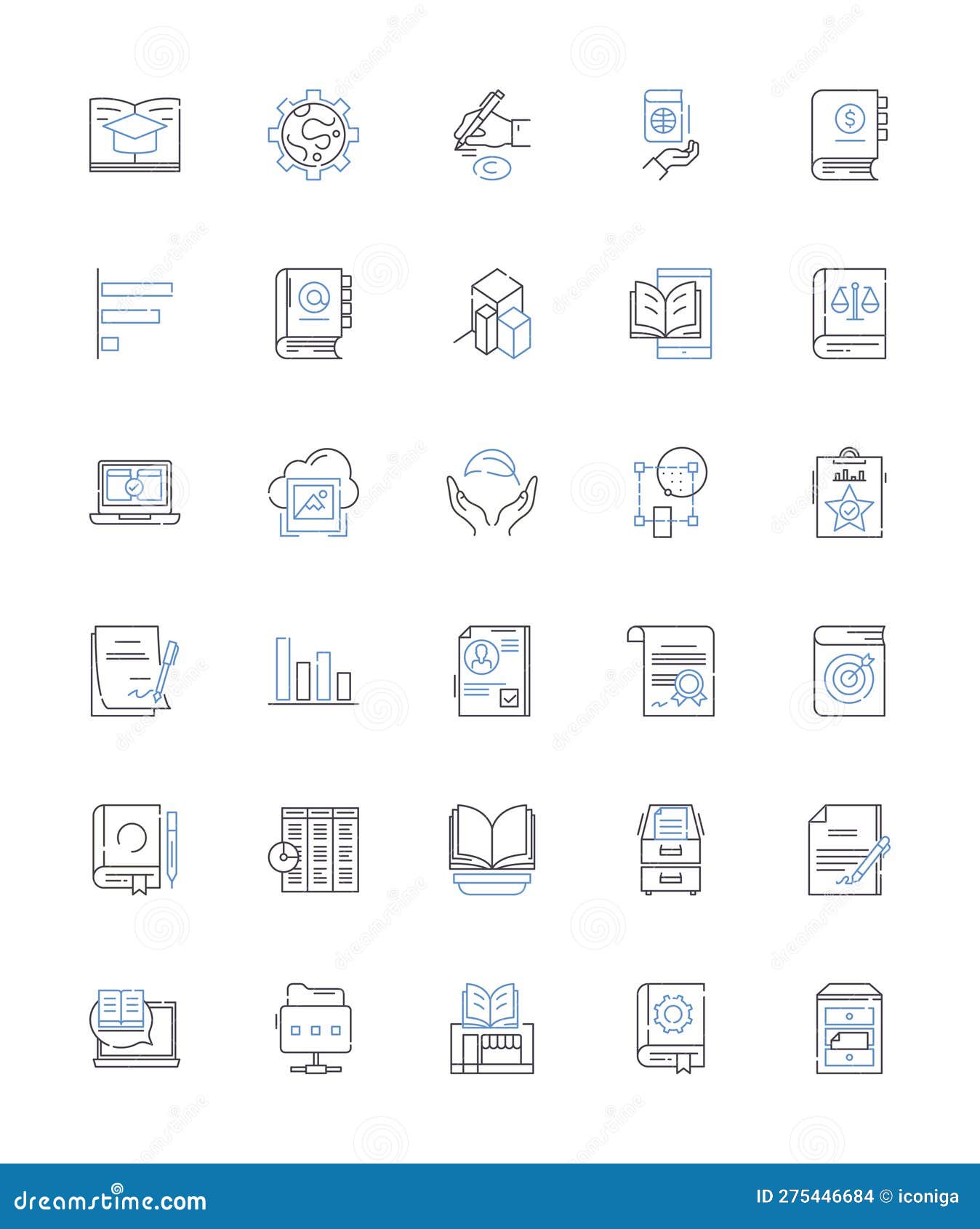 Intelligence Line Icons Collection. Brainpower, Intellect, Cognition ...