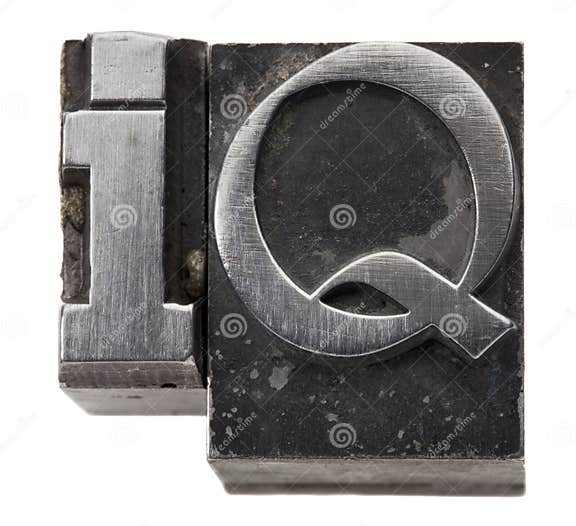 Intelligence Quotient - IQ Acronym Stock Photo - Image of text, typeset ...
