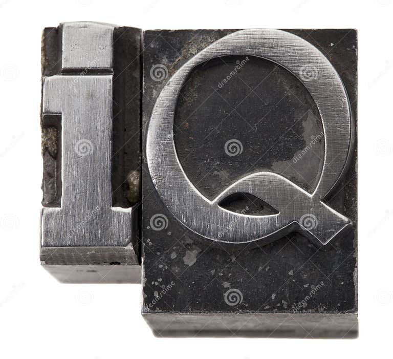 Intelligence Quotient - IQ Acronym Stock Photo - Image of text, typeset ...