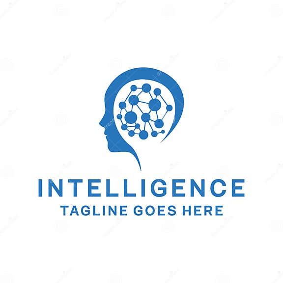 Intelligence Technology Logo Design Vector Emblem Stock Vector ...