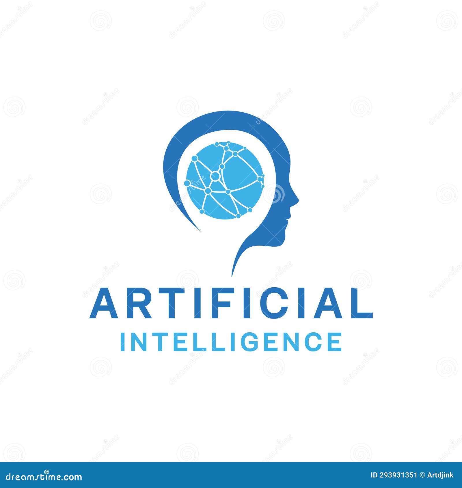 Intelligence Technology Logo Design Vector Emblem Stock Vector ...