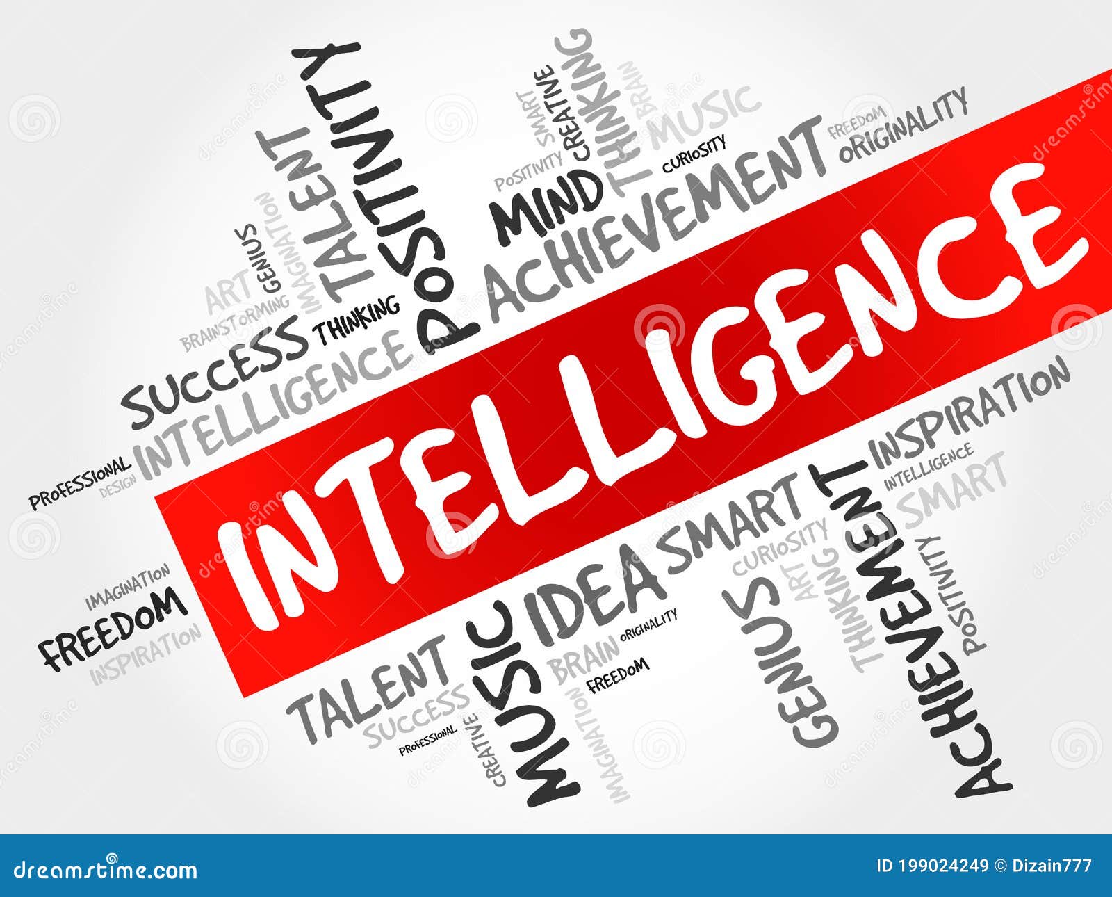 Intelligence word cloud stock image. Image of data, performance - 199024249