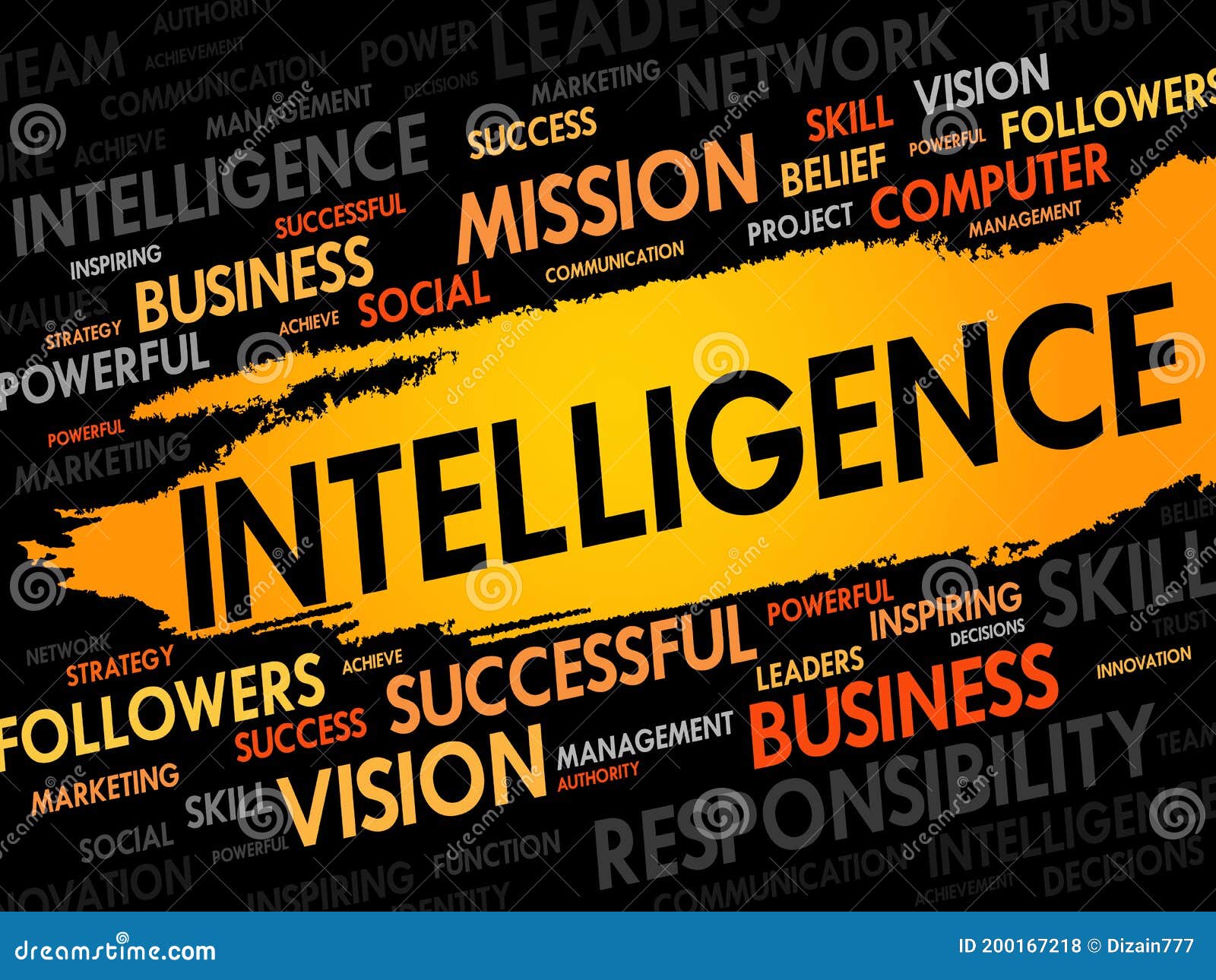 Intelligence word cloud stock illustration. Illustration of maintenance ...