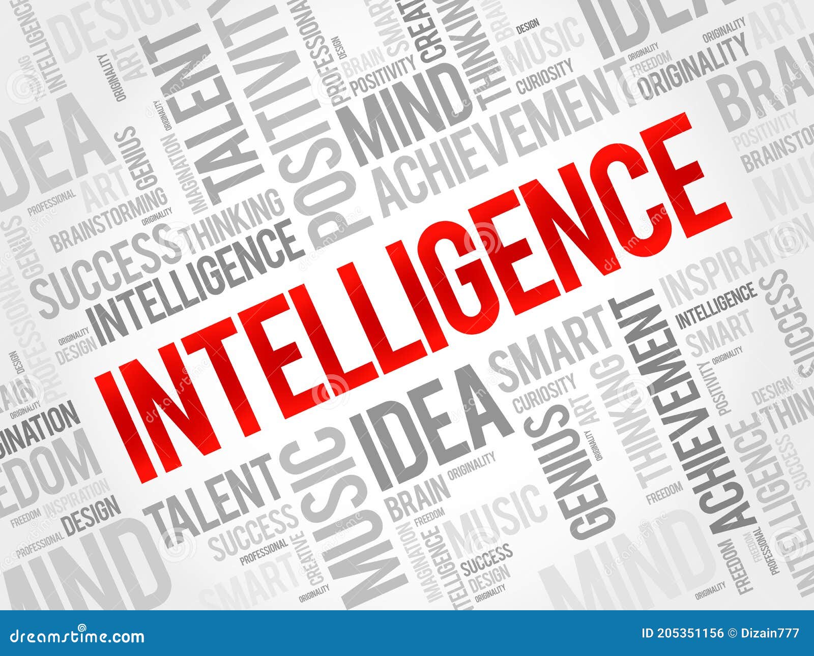 Intelligence word cloud stock illustration. Illustration of data ...