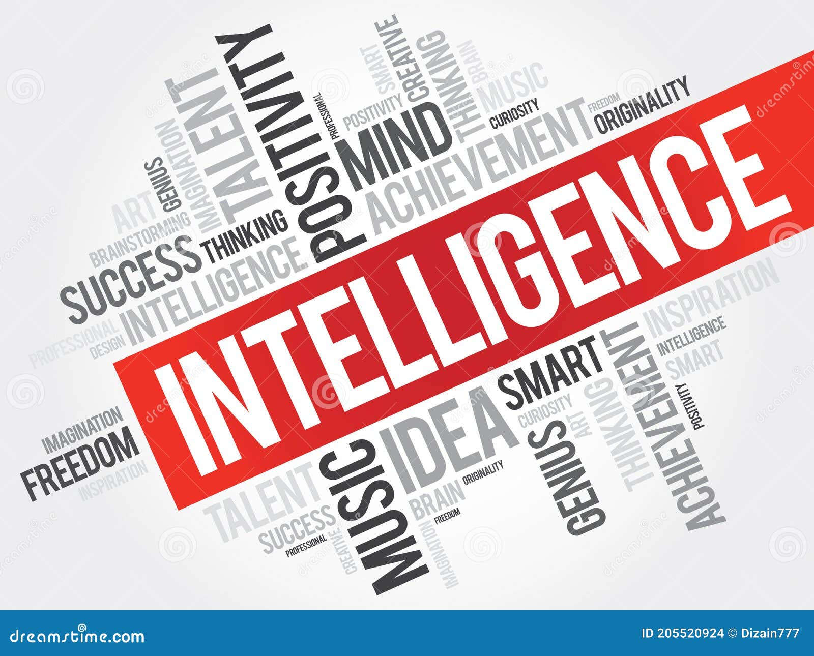 Intelligence word cloud stock illustration. Illustration of inteligent ...
